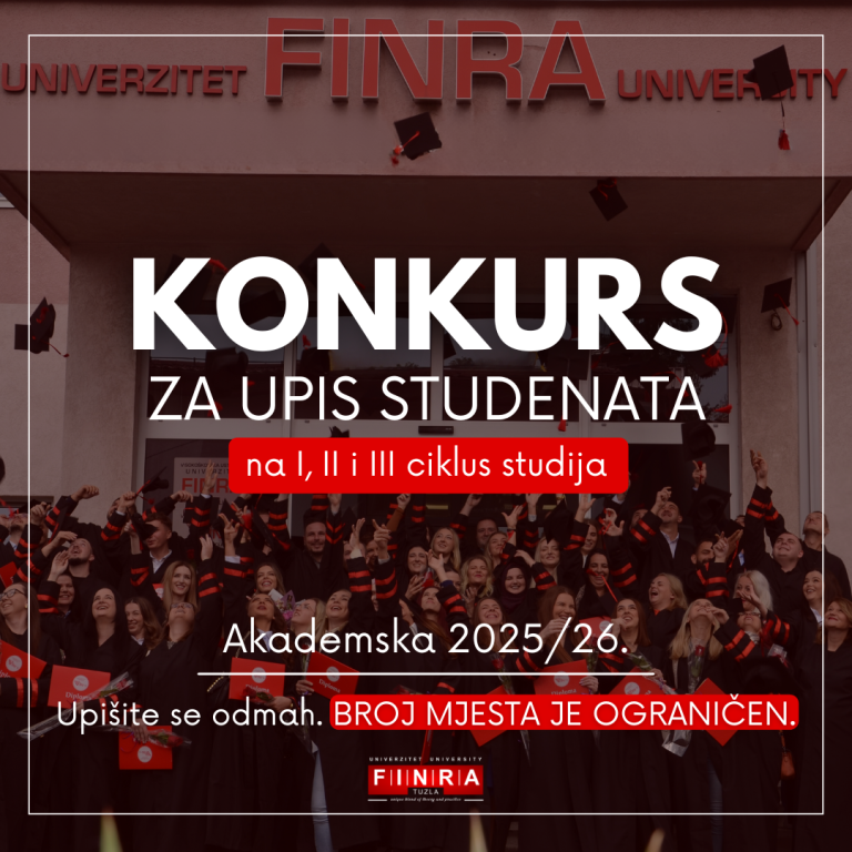 Konkurs za upis studenata na I, II, i III ciklus studija u akademskoj 2025/2026. godini ...